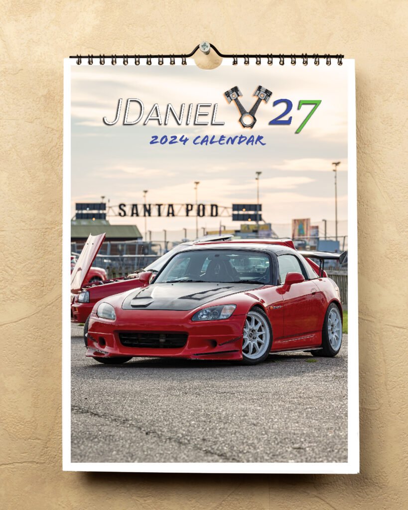 2024 Hanging Wall Calendar, Modified Cars, Car Photography – JDaniel Films
